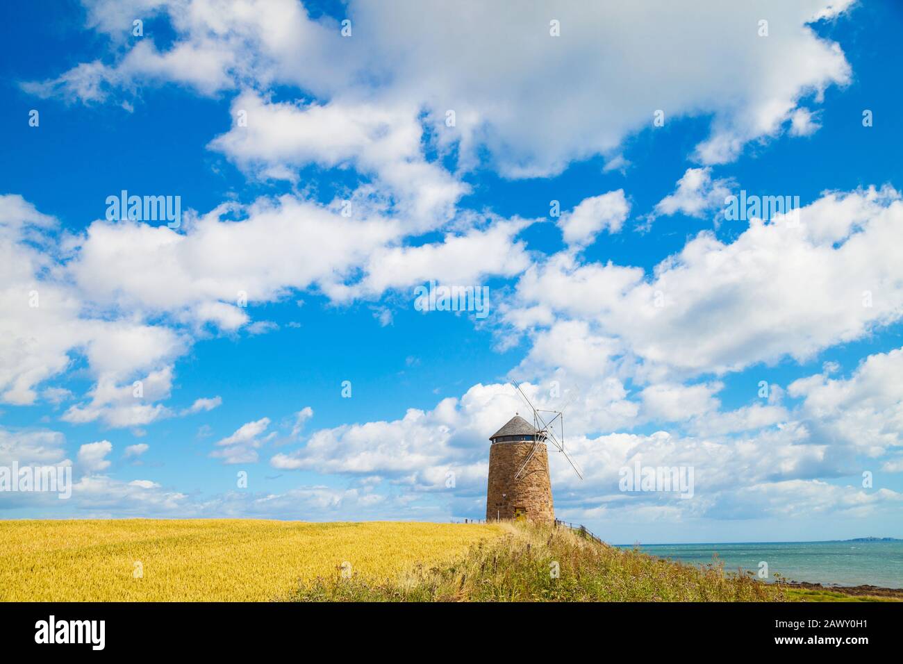 St Monans windmill Fife, Scotland Stock Photo - Alamy