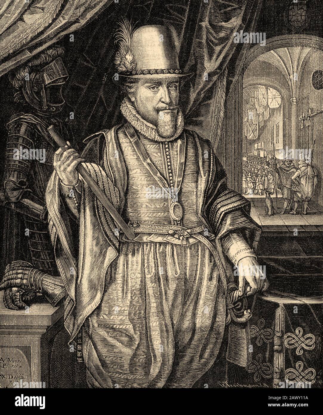 Portrait of Mauritius I of Nassau (Dillenburg, present-day Germany ...