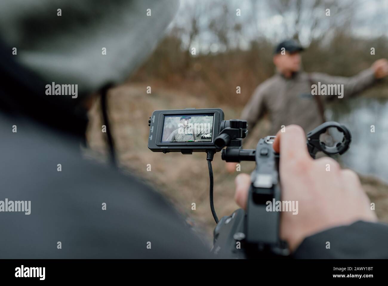 Cameraman filming animals hi-res stock photography and images - Alamy