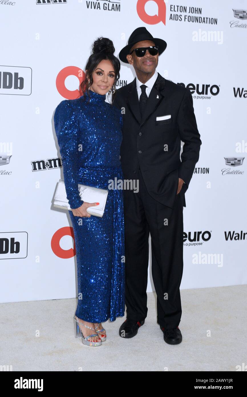 LOS ANGELES,CA - FEBRUARY 09: Lisa Harris and Jimmy Jam attends the ...