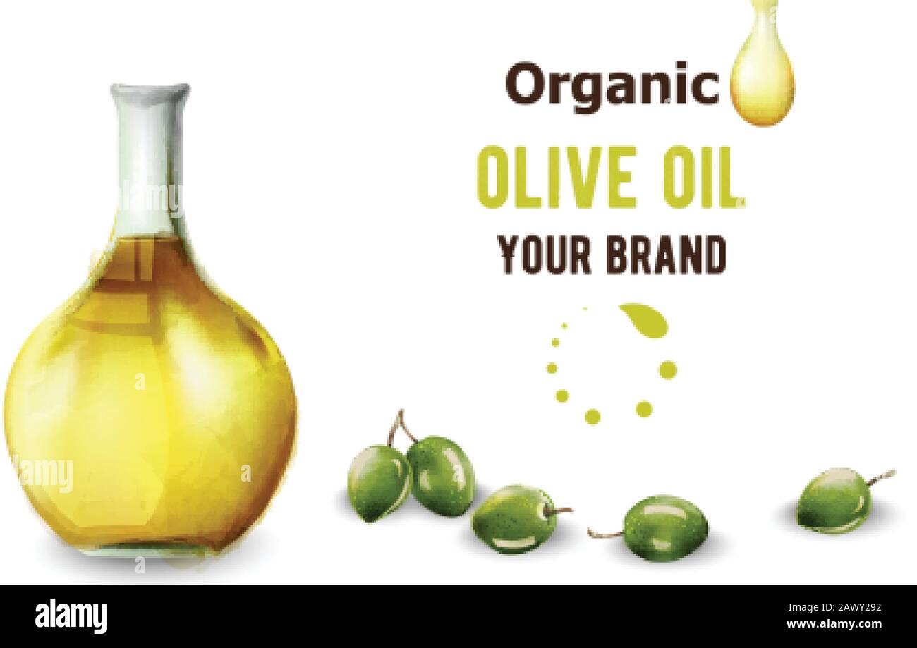 Olive oil bottle vector vectors hi-res stock photography and images - Alamy