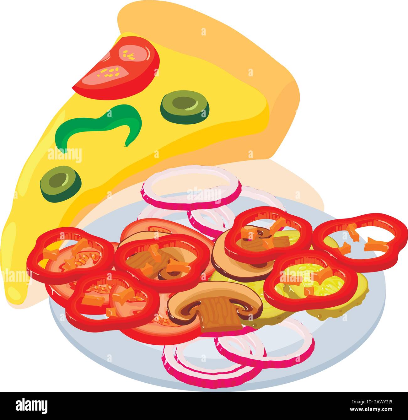 Italian food icon, isometric style Stock Vector Image & Art - Alamy