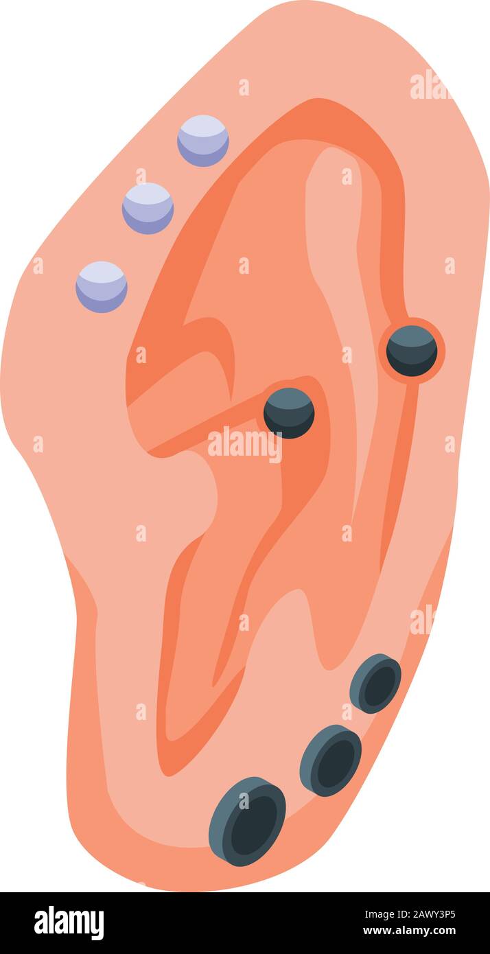 Ear piercing icon, isometric style Stock Vector Image & Art - Alamy