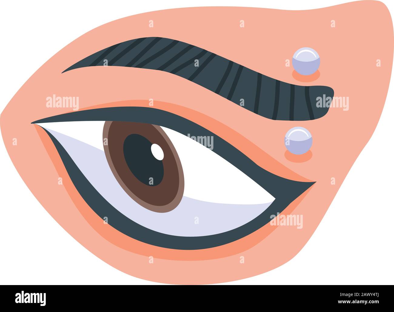 Piercing gaze Stock Vector Images - Alamy