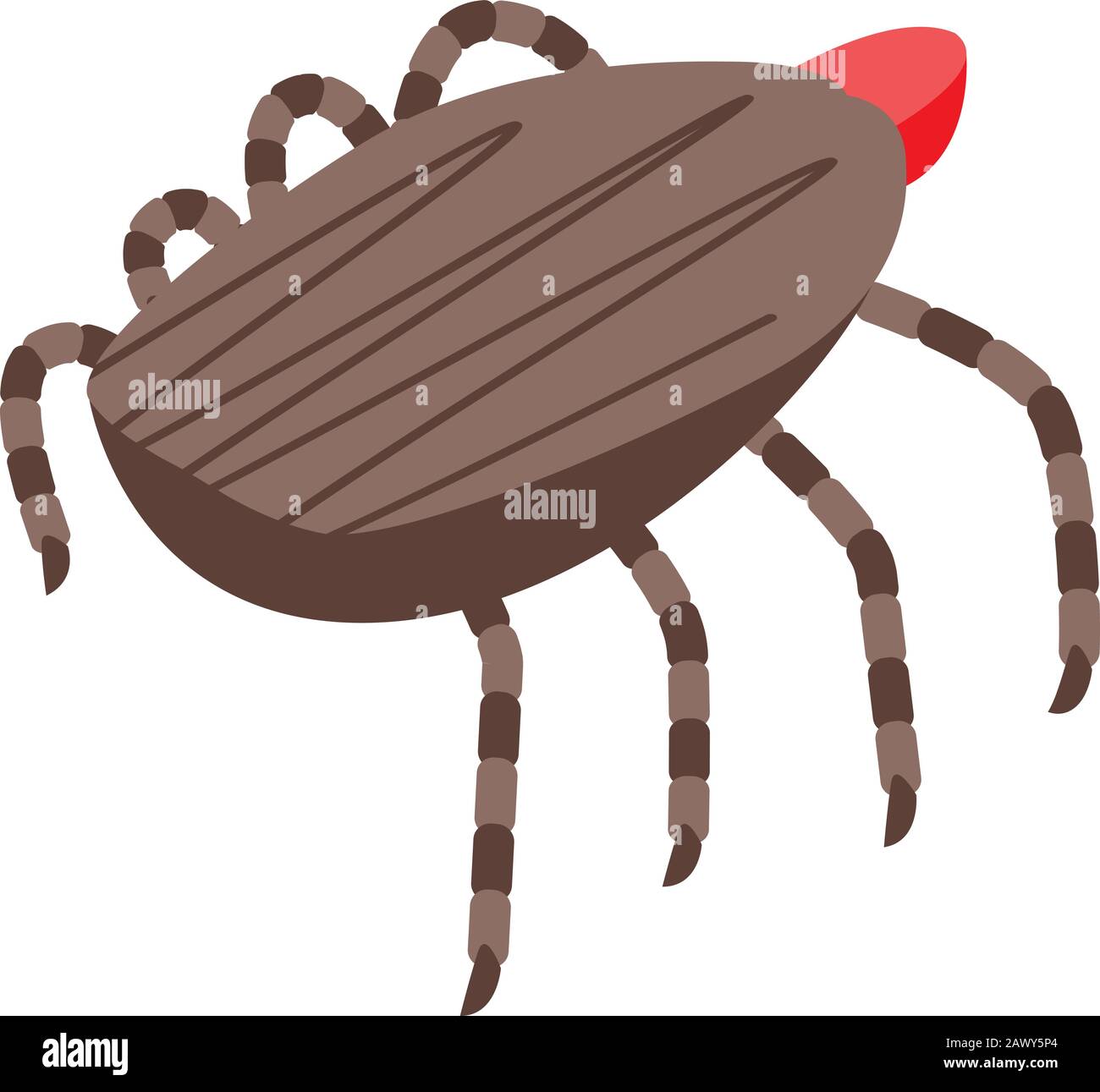 Parasite bug icon, isometric style Stock Vector Image & Art - Alamy