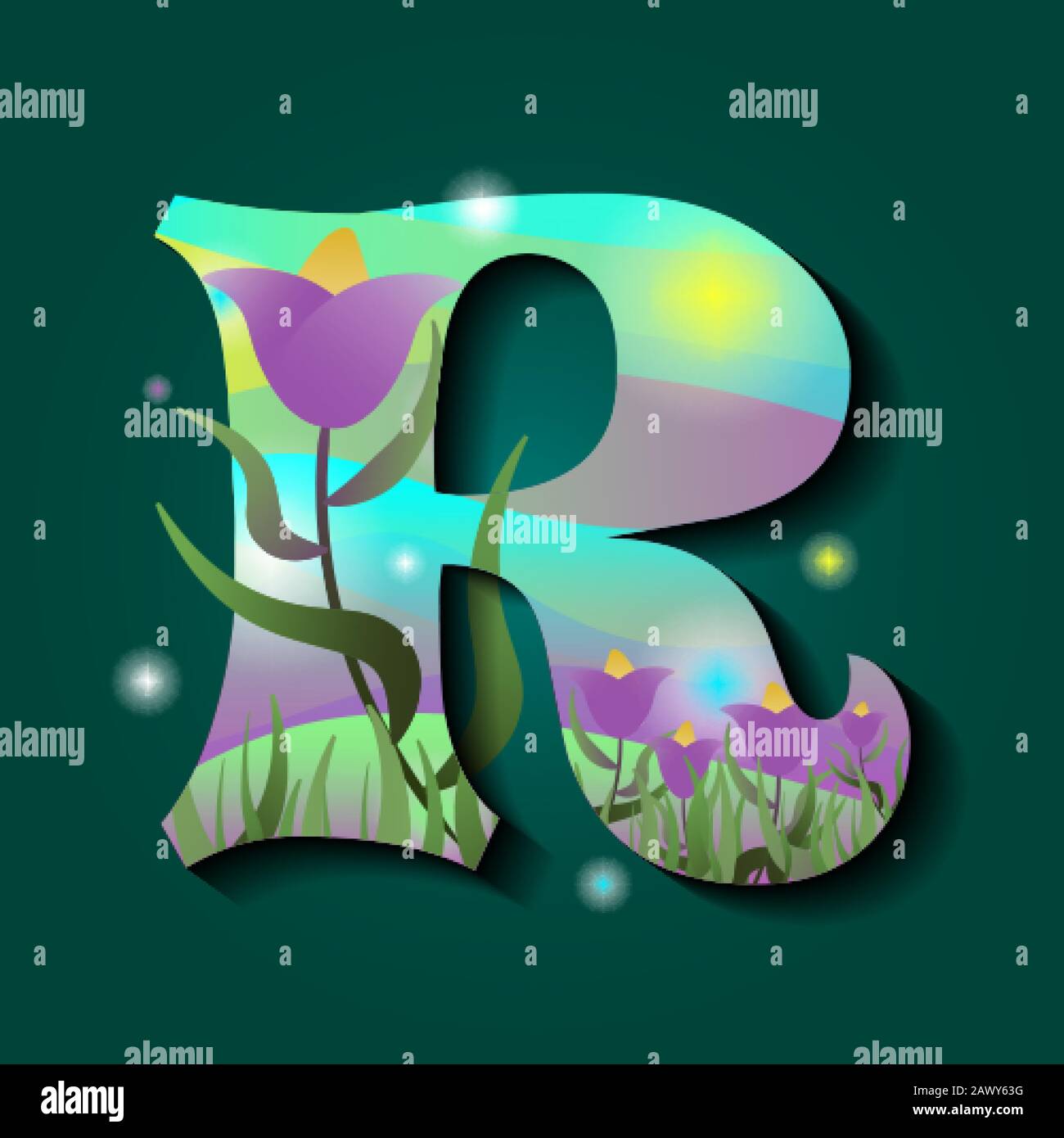 Mystery valley Stock Vector Images - Alamy