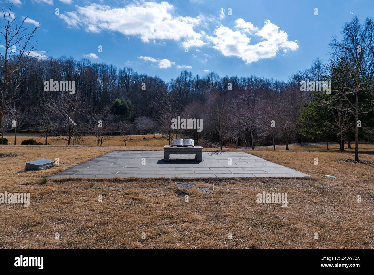Vienna, Virginia, USA -- February 9, 2020. Wide angle photo of a ...