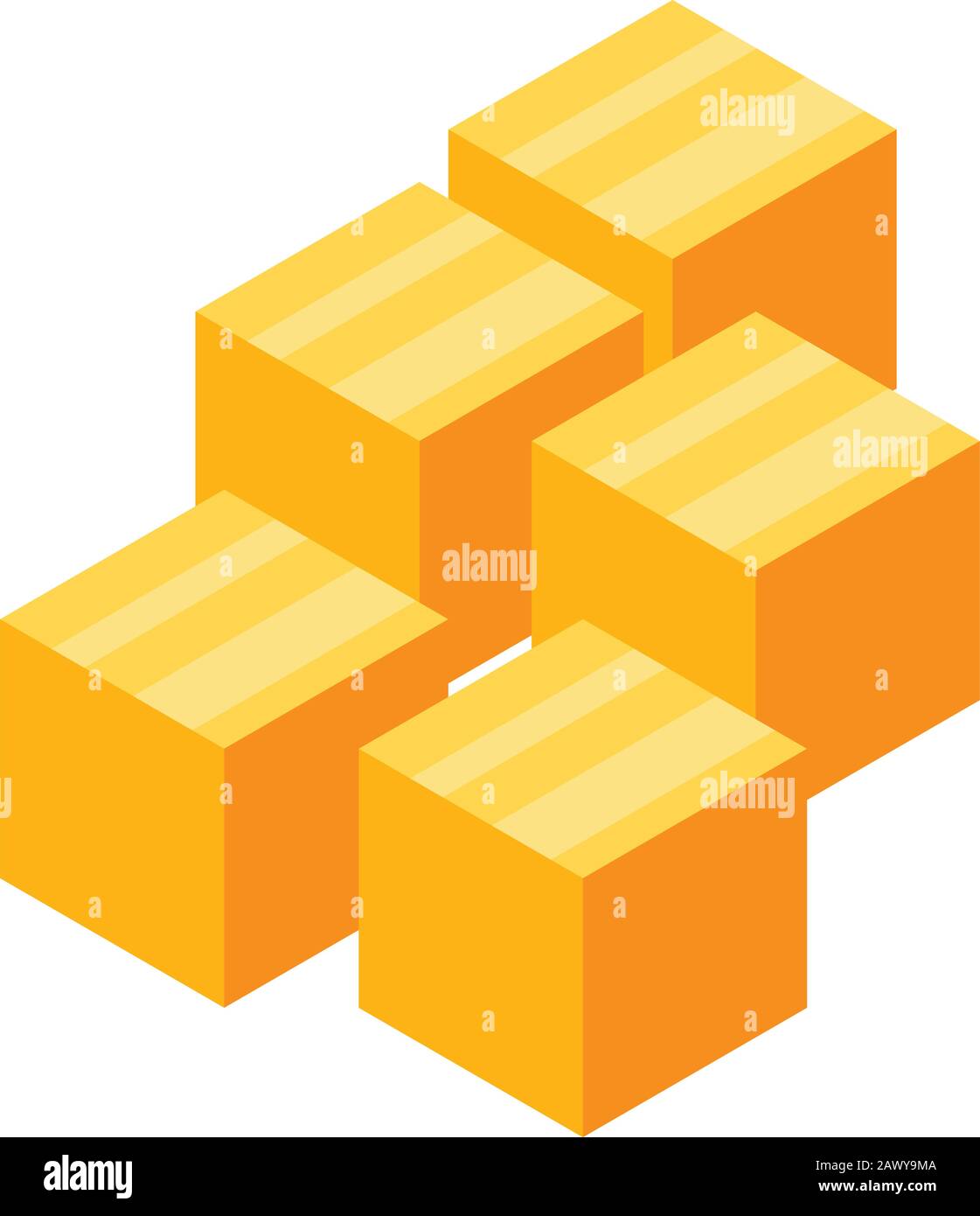 Cutted mango cubes icon, isometric style Stock Vector Image & Art - Alamy