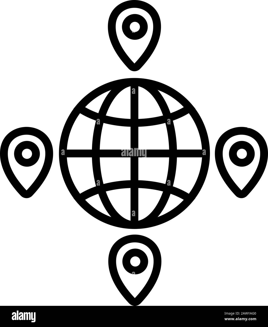 franchise business icon vector. Isolated contour symbol illustration ...