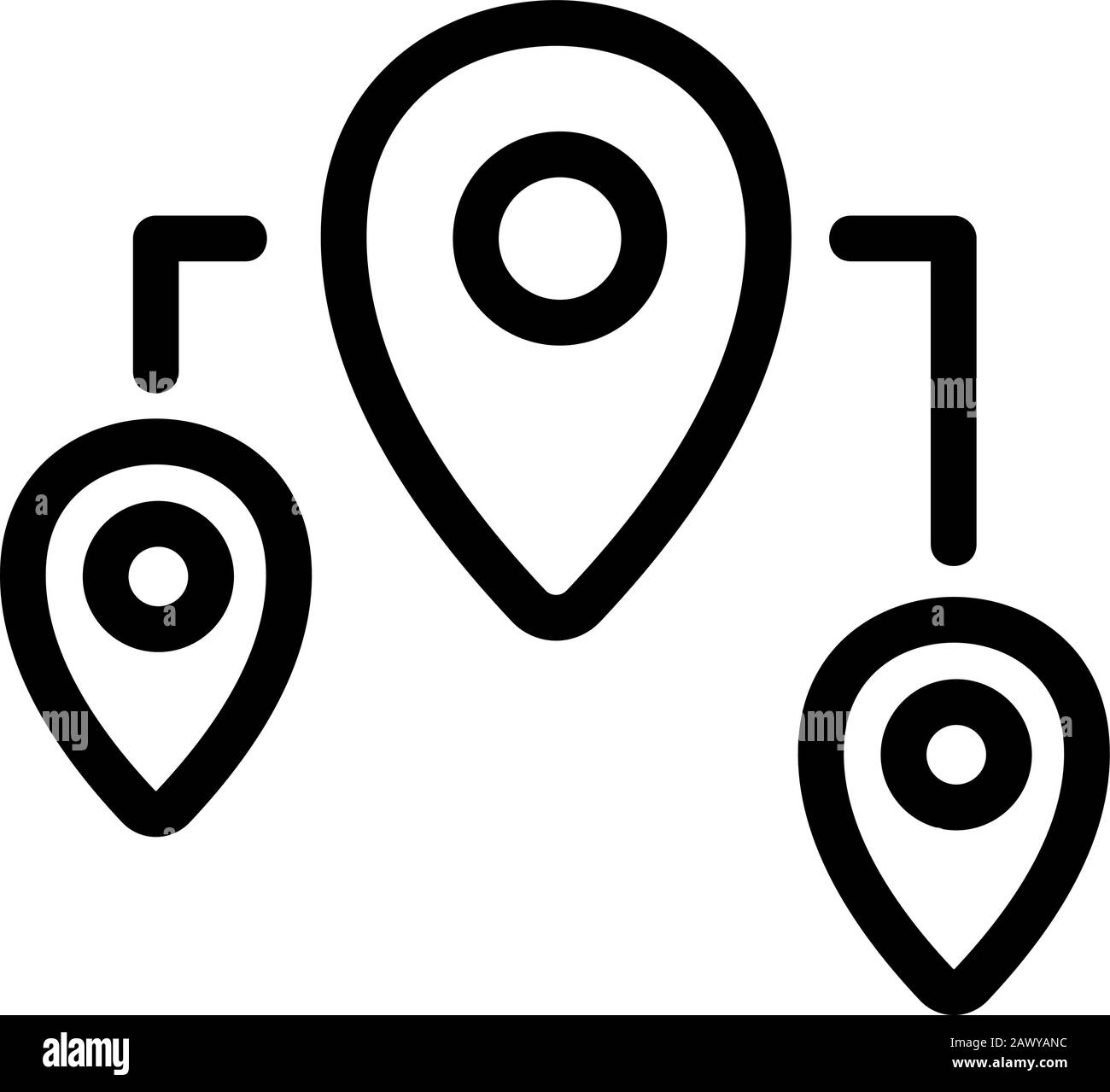 franchise business icon vector. Isolated contour symbol illustration ...