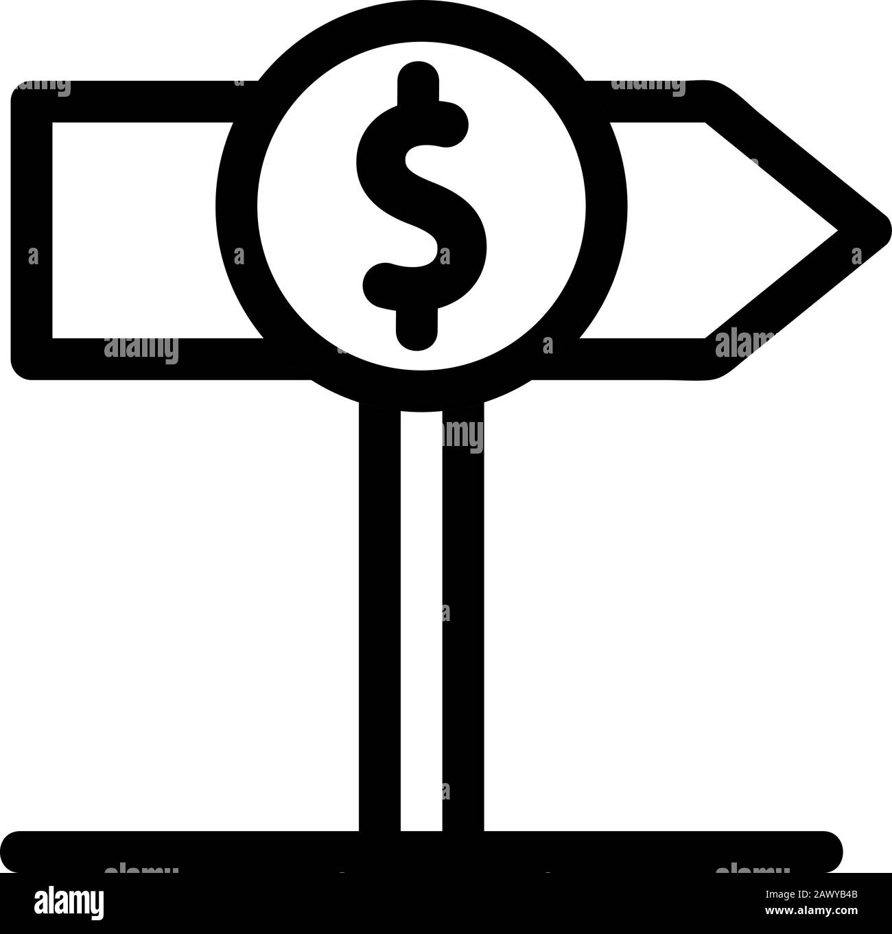 franchise business icon vector. Isolated contour symbol illustration ...