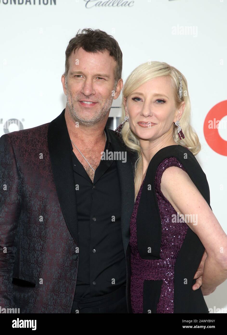 West Hollywood, Ca. 9th Feb, 2020. Thomas Jane, Anne Heche, at the ...