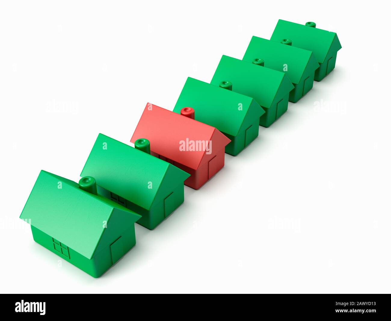 A view of the houses Cut Out Stock Images & Pictures - Alamy