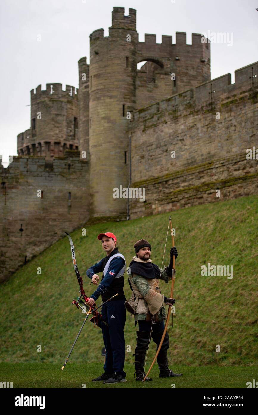 Team gb olympic archery hopeful tom hall hi-res stock photography and ...