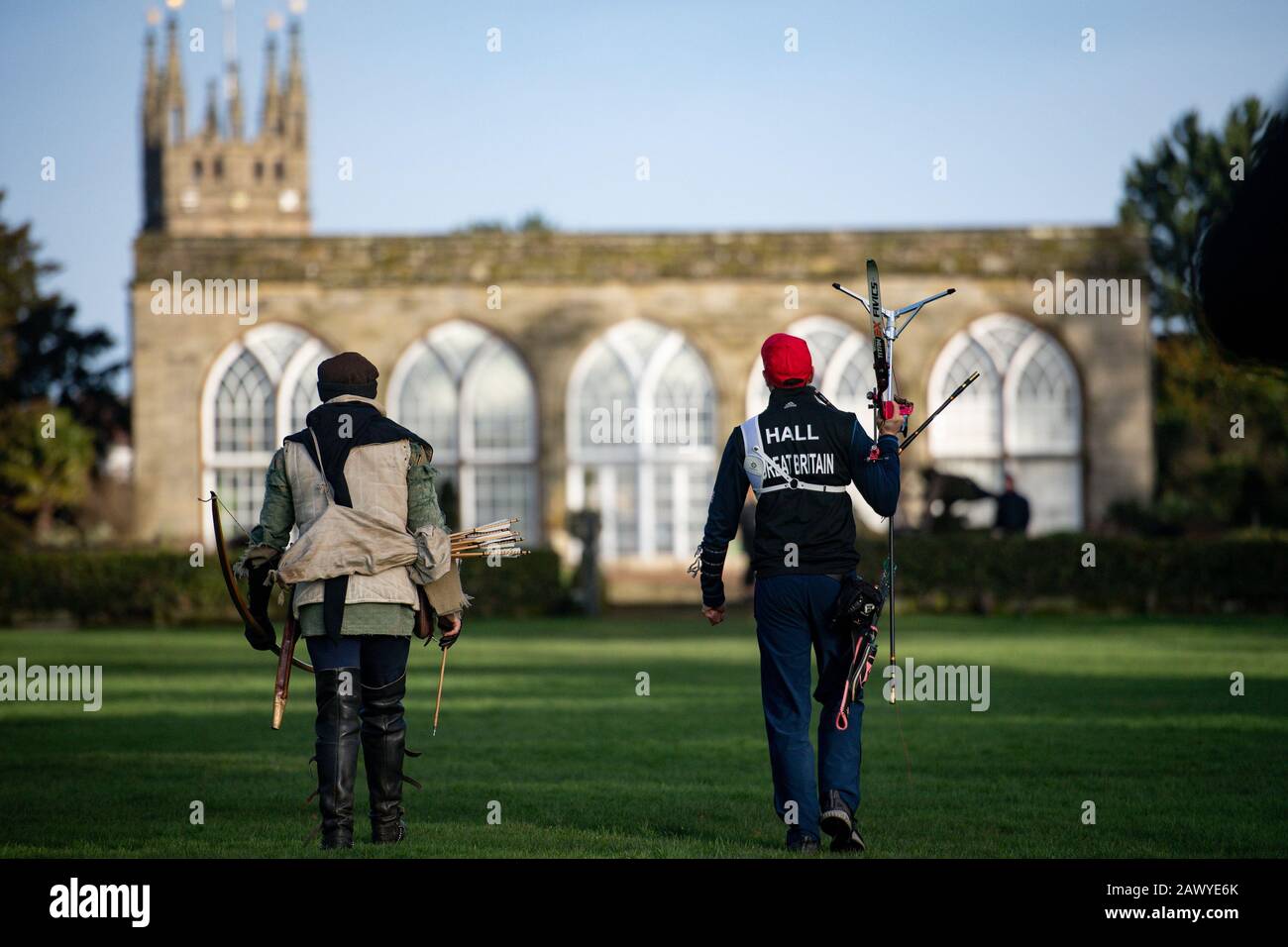 Team gb olympic archery hopeful tom hall hi-res stock photography and ...