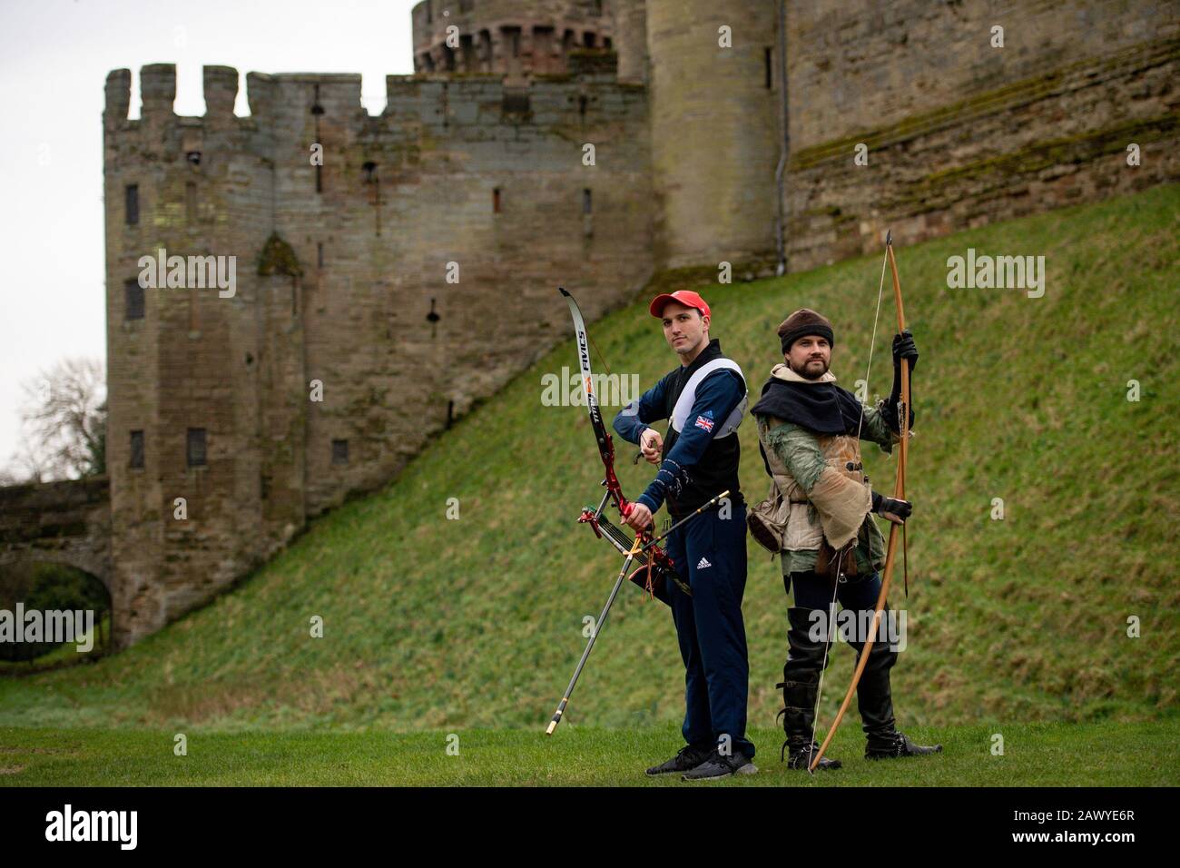 Team gb olympic archery hopeful tom hall hi-res stock photography and ...