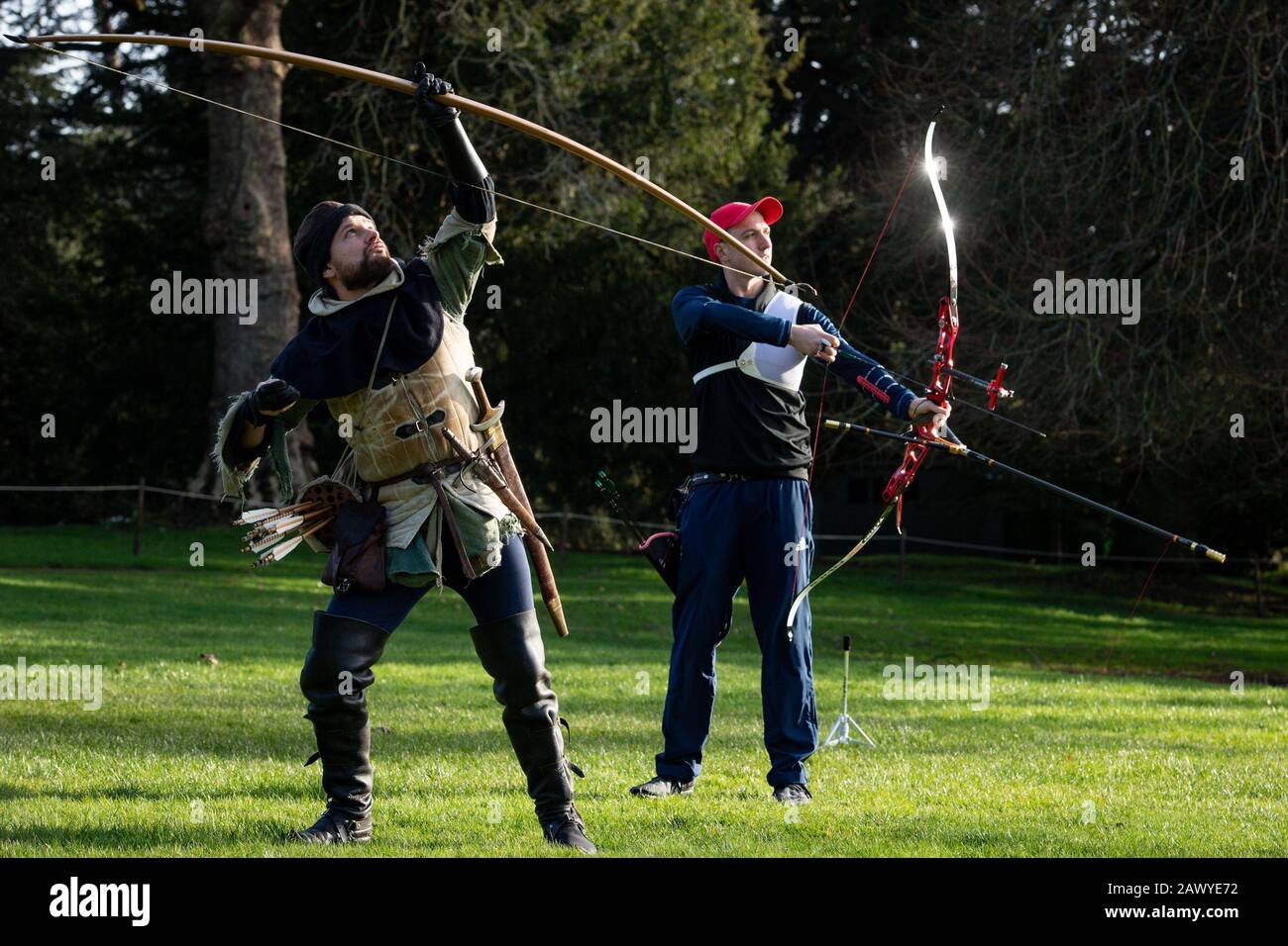 Team gb olympic archery hopeful tom hall hi-res stock photography and ...