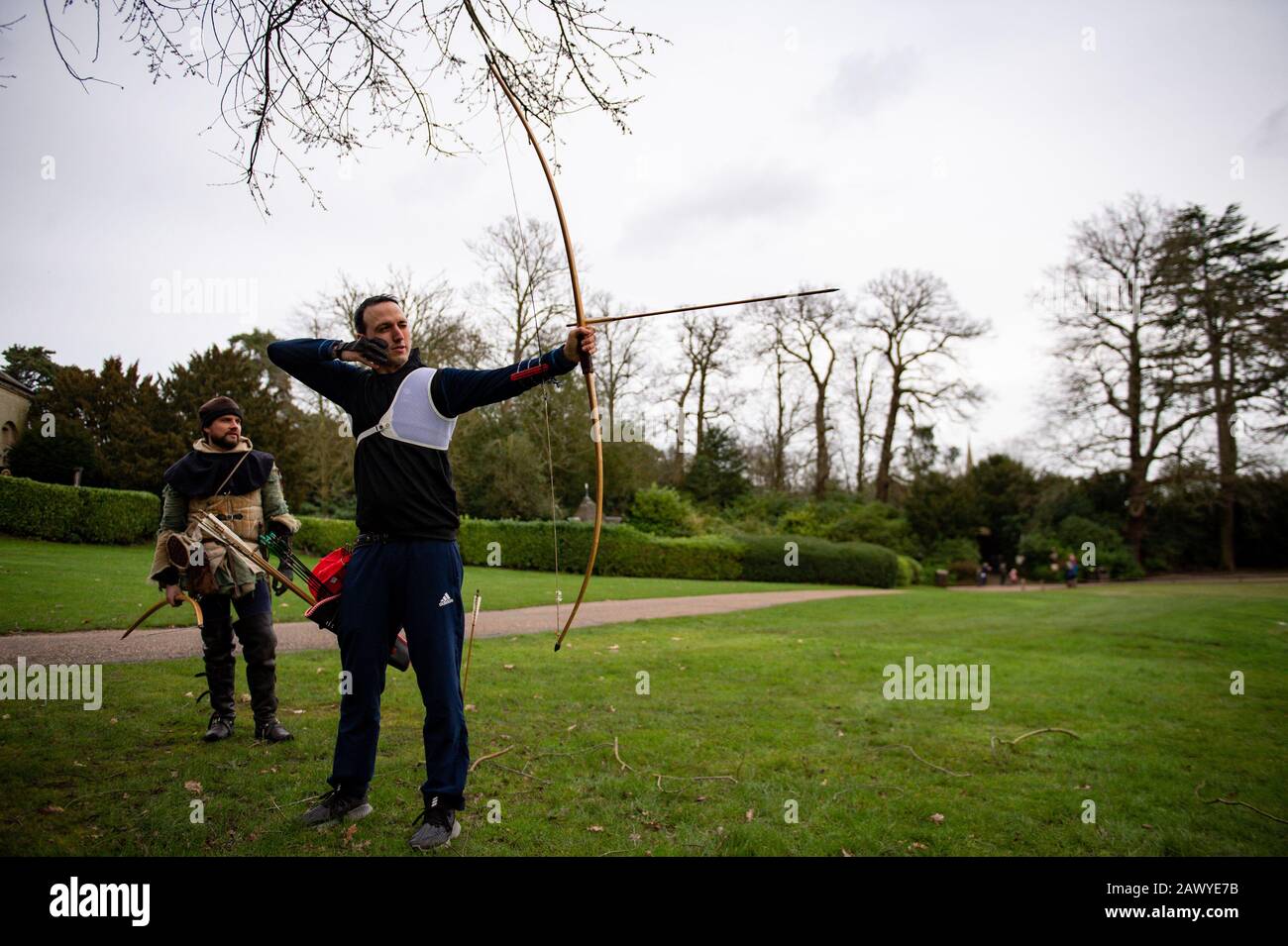 Team gb olympic archery hopeful tom hall hi-res stock photography and ...