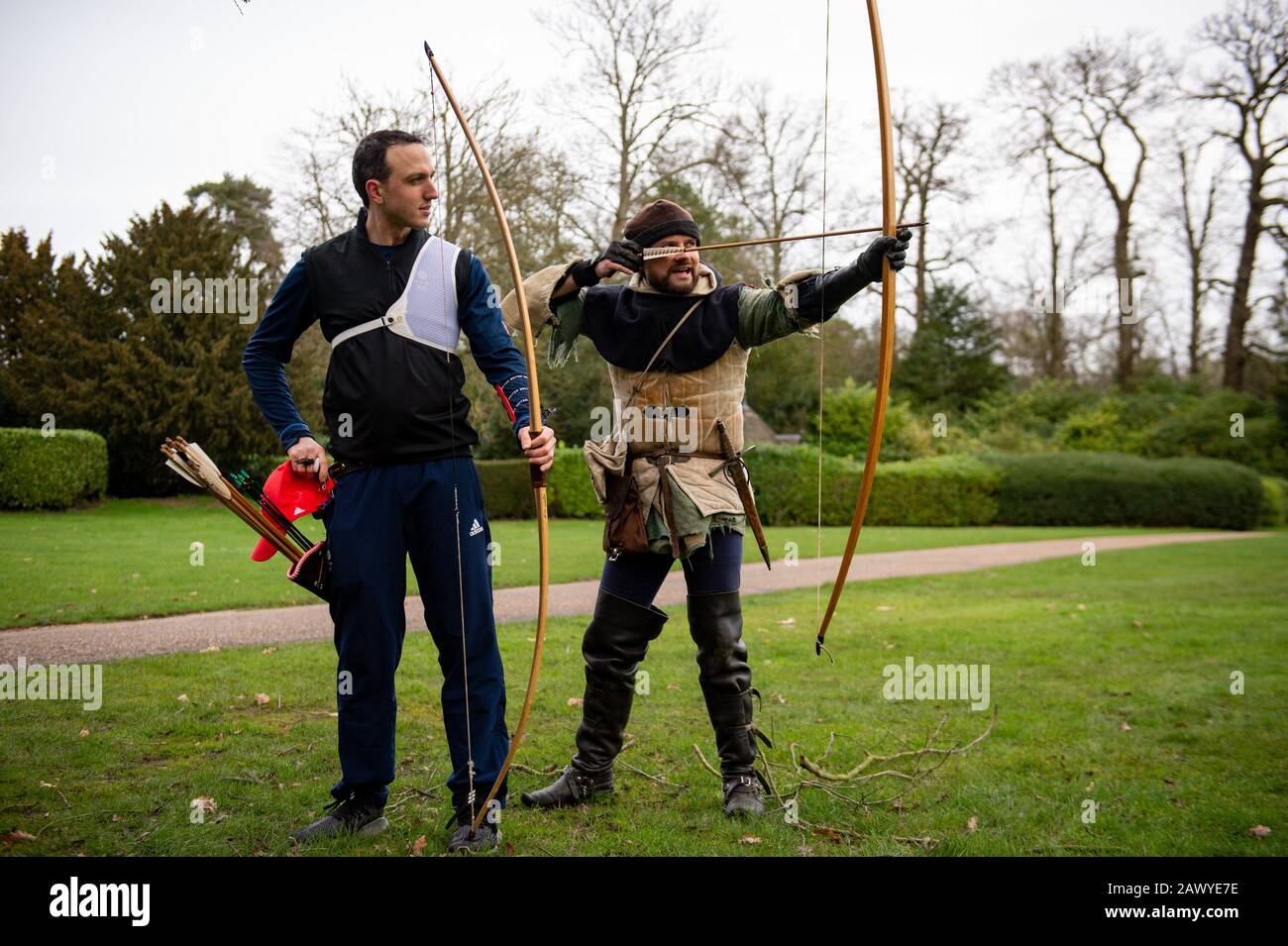 Team gb olympic archery hopeful tom hall hi-res stock photography and ...
