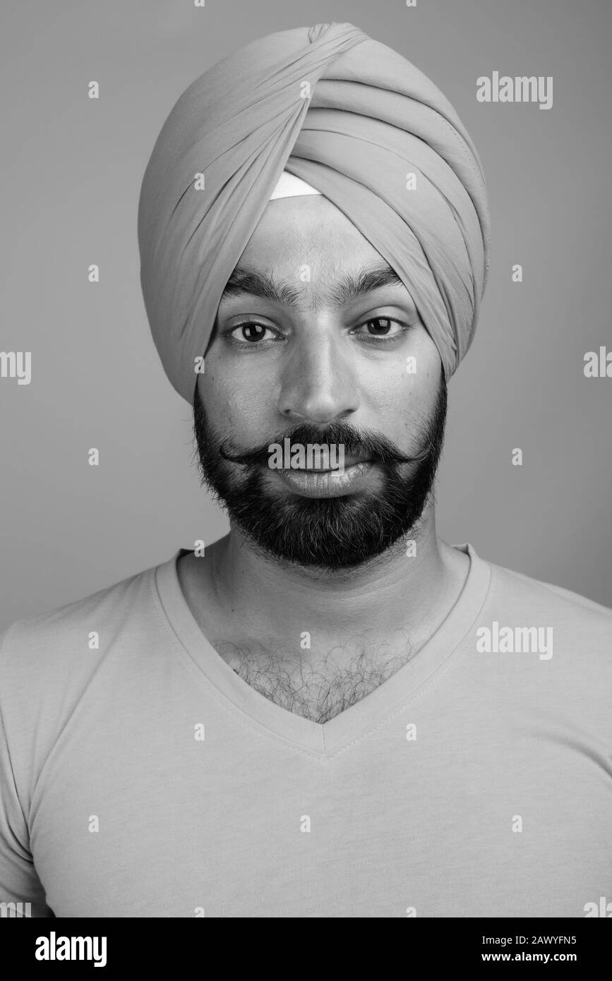 Sikh traditional culture Black and White Stock Photos & Images - Alamy