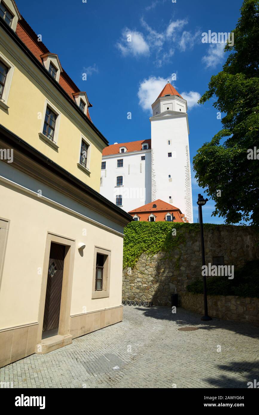 Medieval castle in Bratislava in Slovakia Stock Photo - Alamy