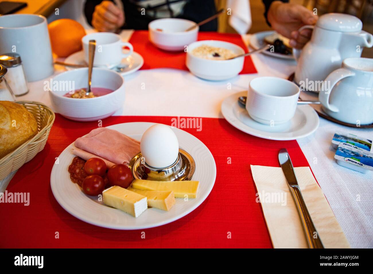 Ham coffee hi-res stock photography and images - Alamy