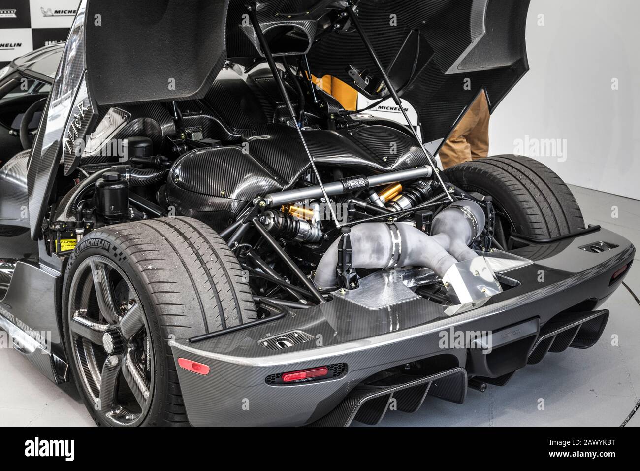 Koenigsegg Agera R Engine Bay