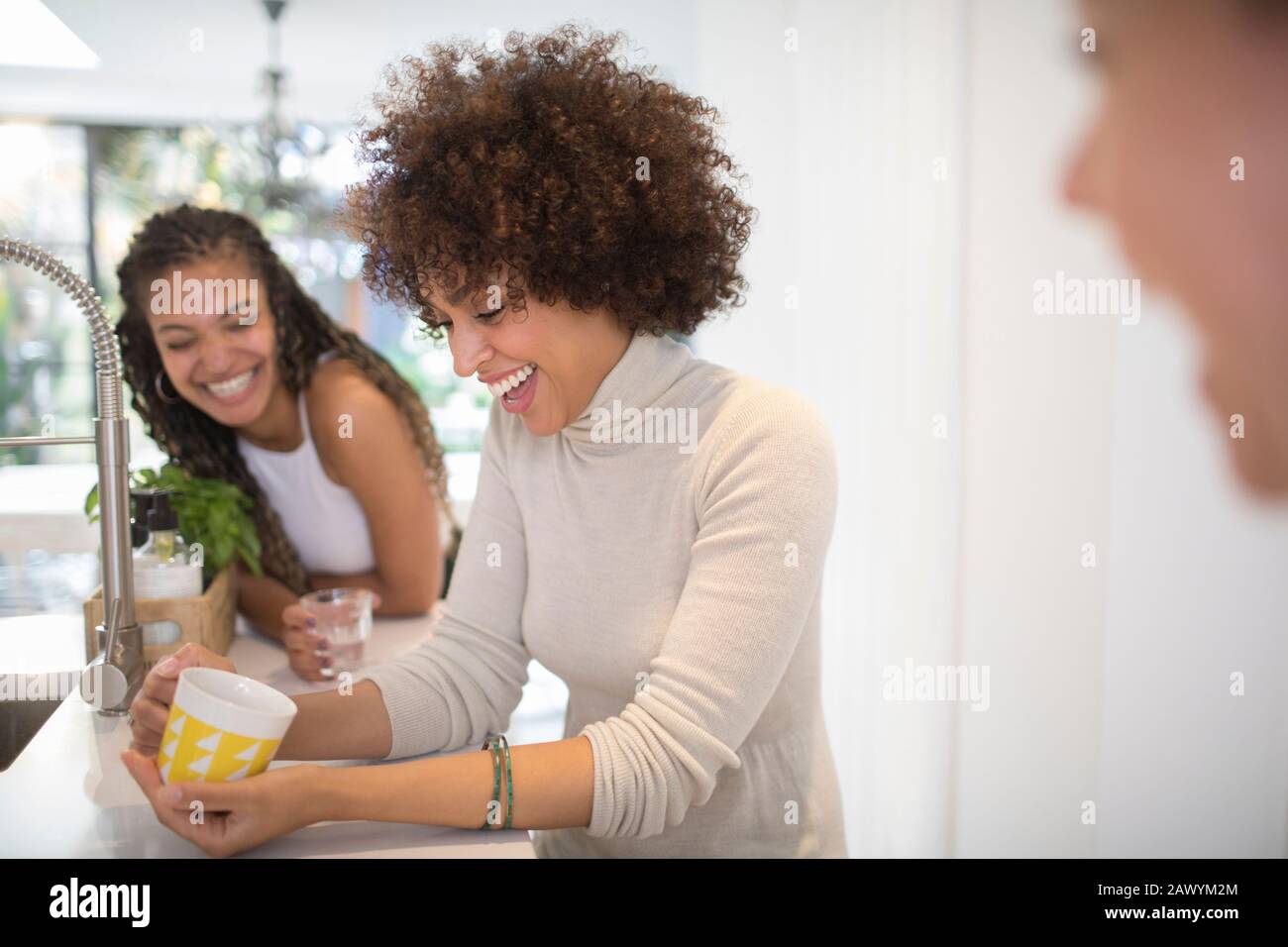 Young woman drink humor hi-res stock photography and images - Alamy