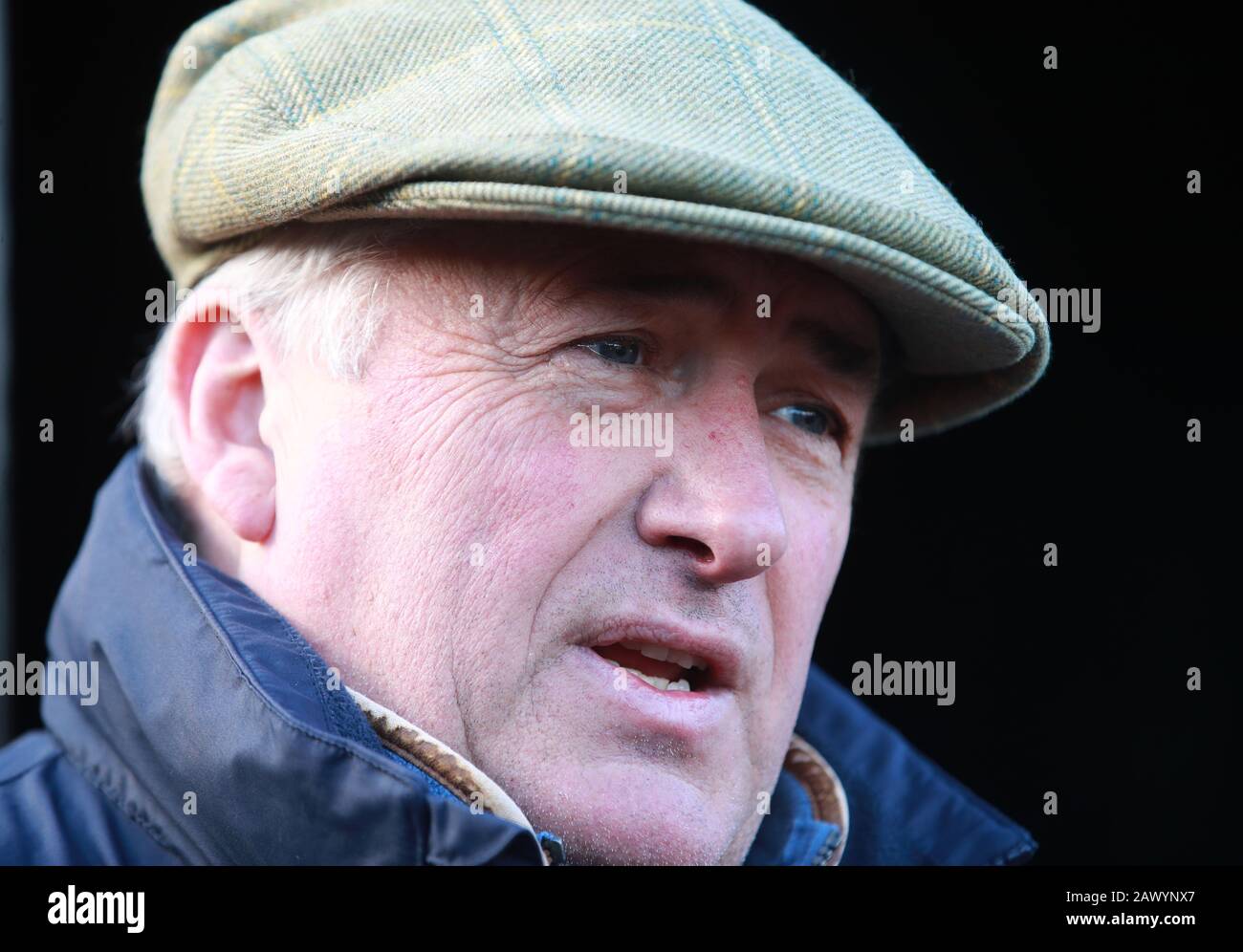 Trainer Paul Nicholls during the visit to Paul Nicholls' stables at ...