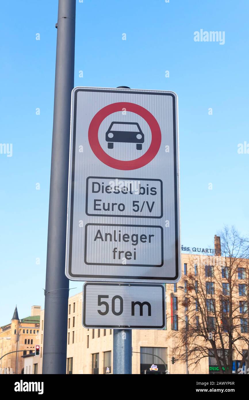 Diesel driving ban, Berlin, Germany Stock Photo - Alamy