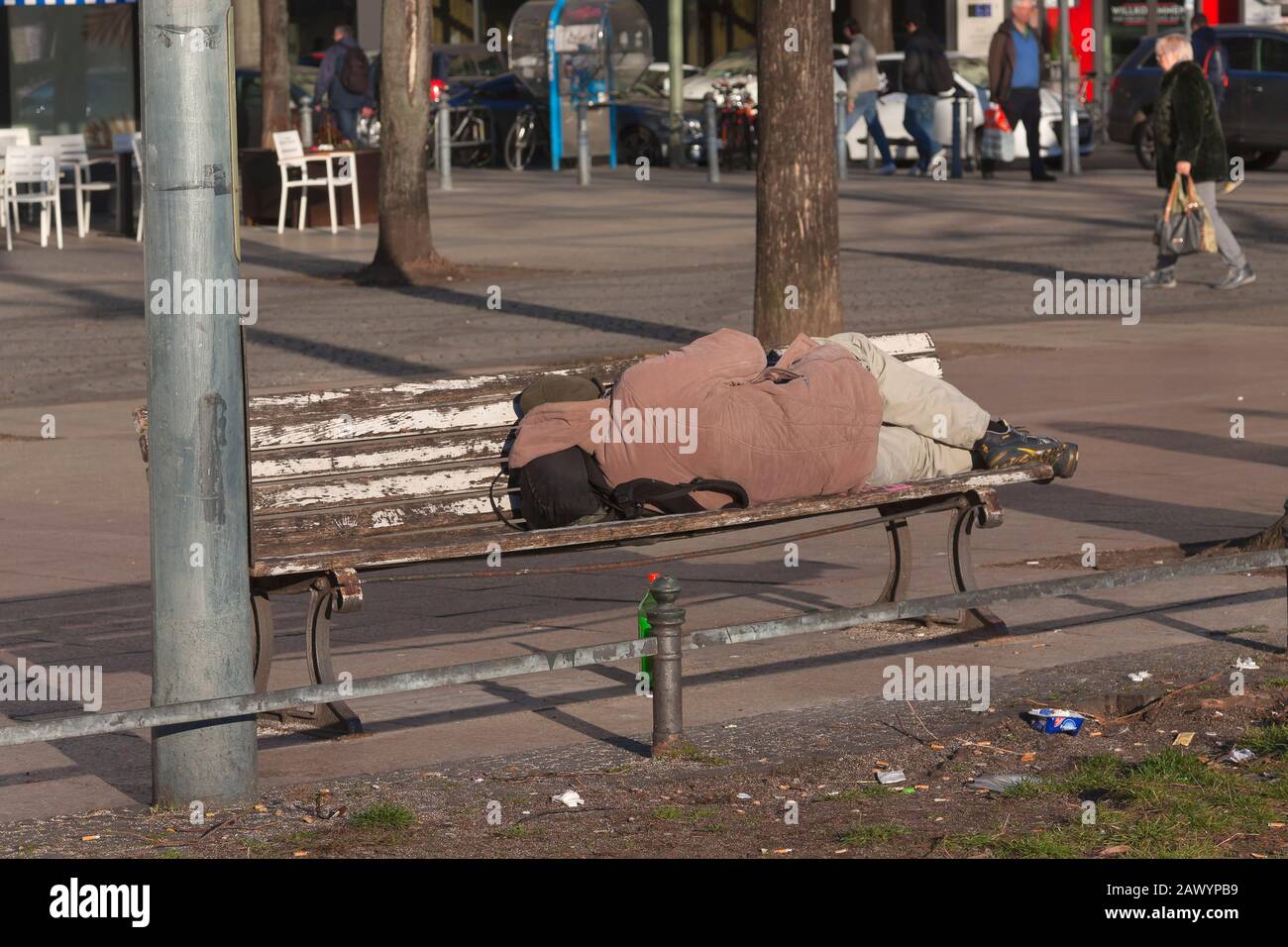 Homeless in Berlin, Germany Stock Photo - Alamy