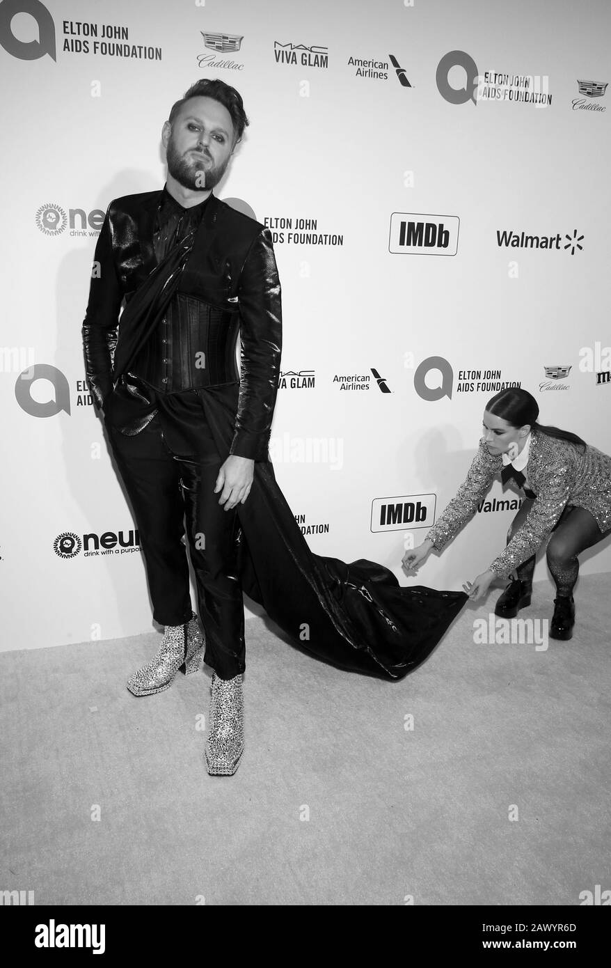 Academy awards viewing party Black and White Stock Photos & Images - Alamy