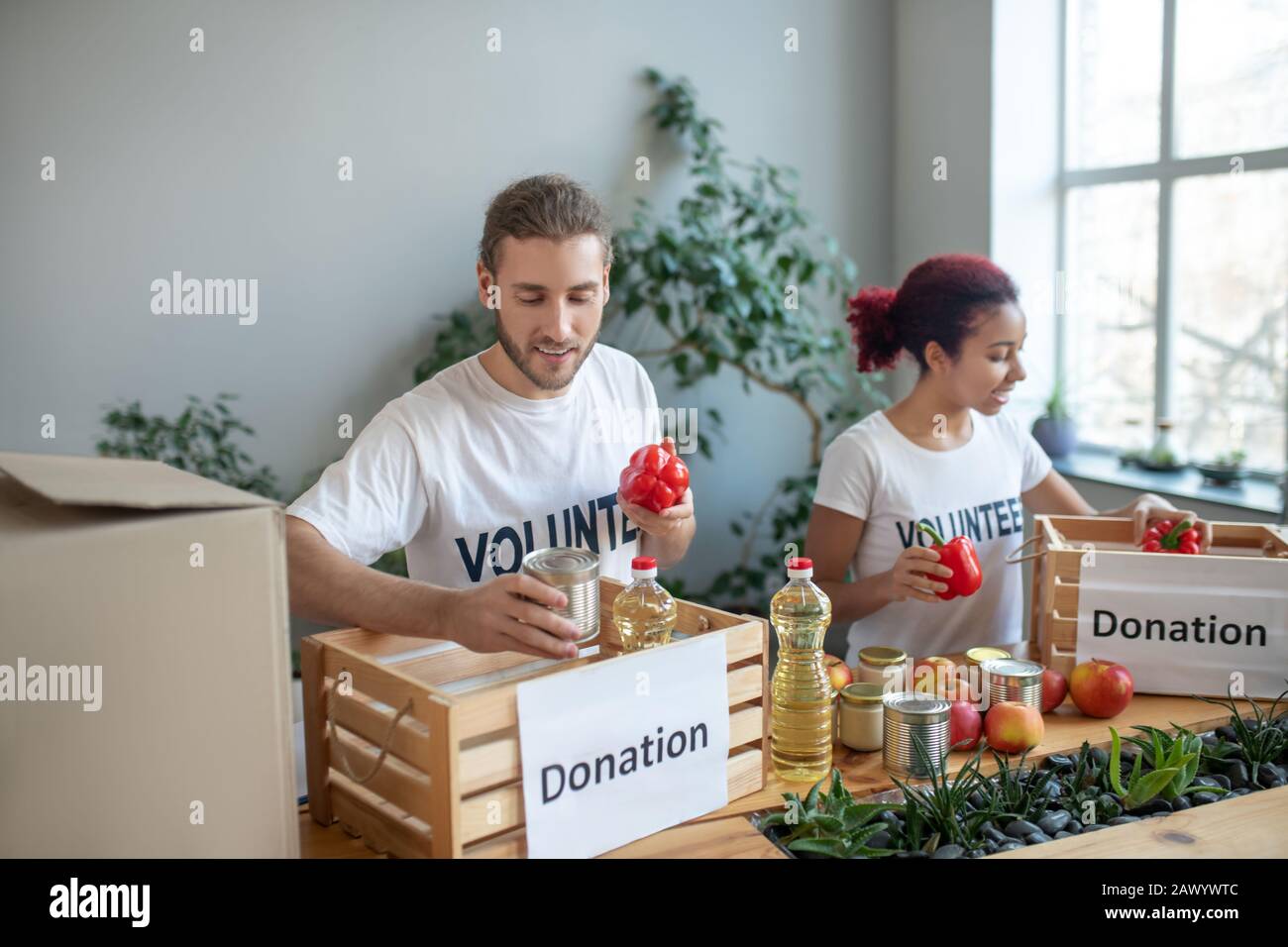 Donation boxes hi-res stock photography and images - Alamy