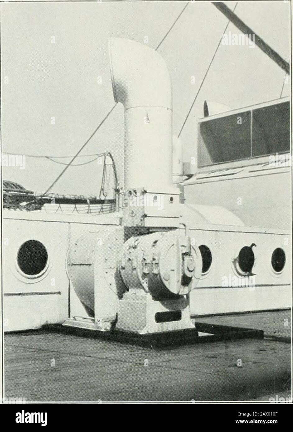 Marine Engineer . View showing the De Laval Centrifugal Oil Purifierin ...