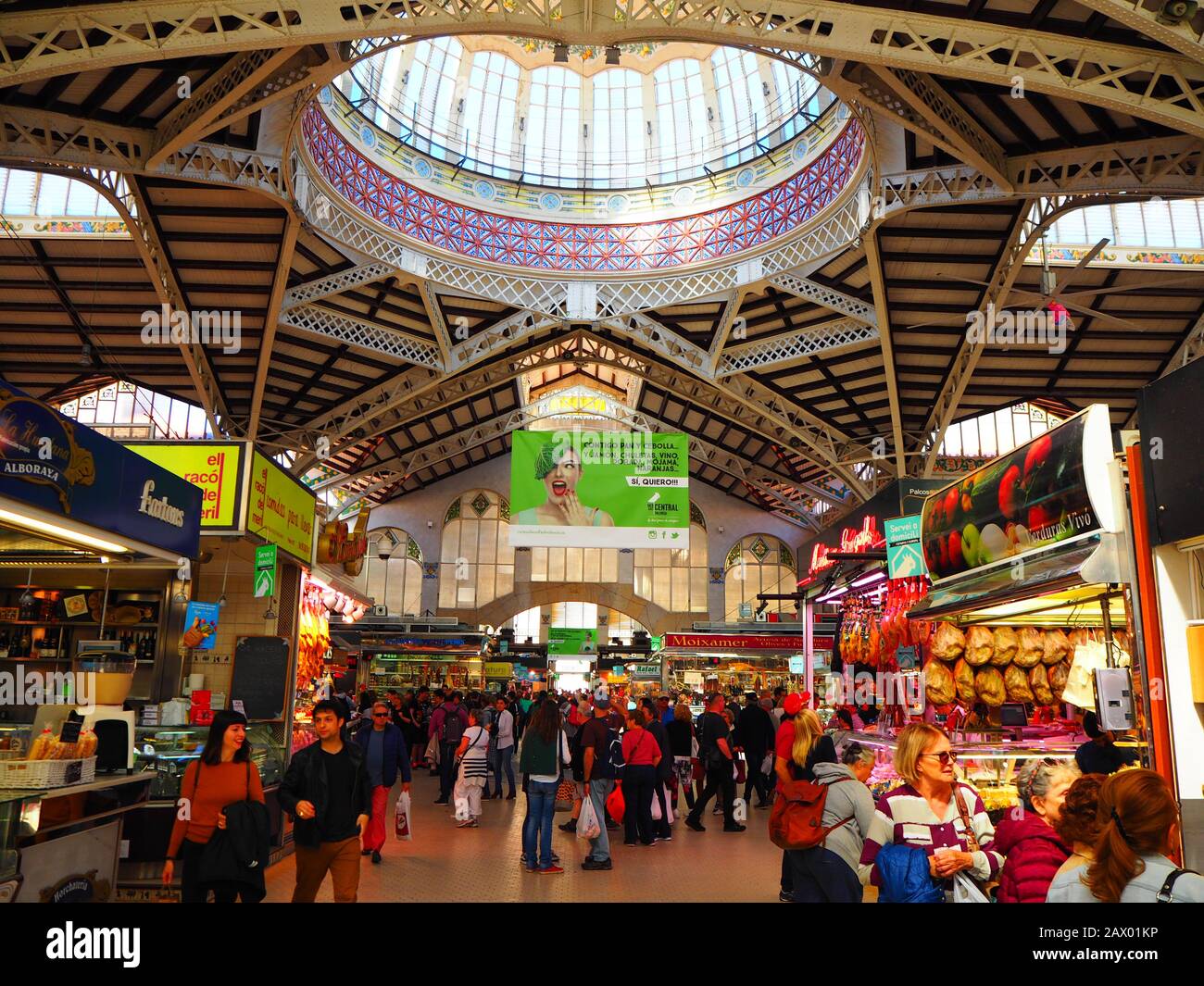 Mercado central architecture hi-res stock photography and images - Alamy