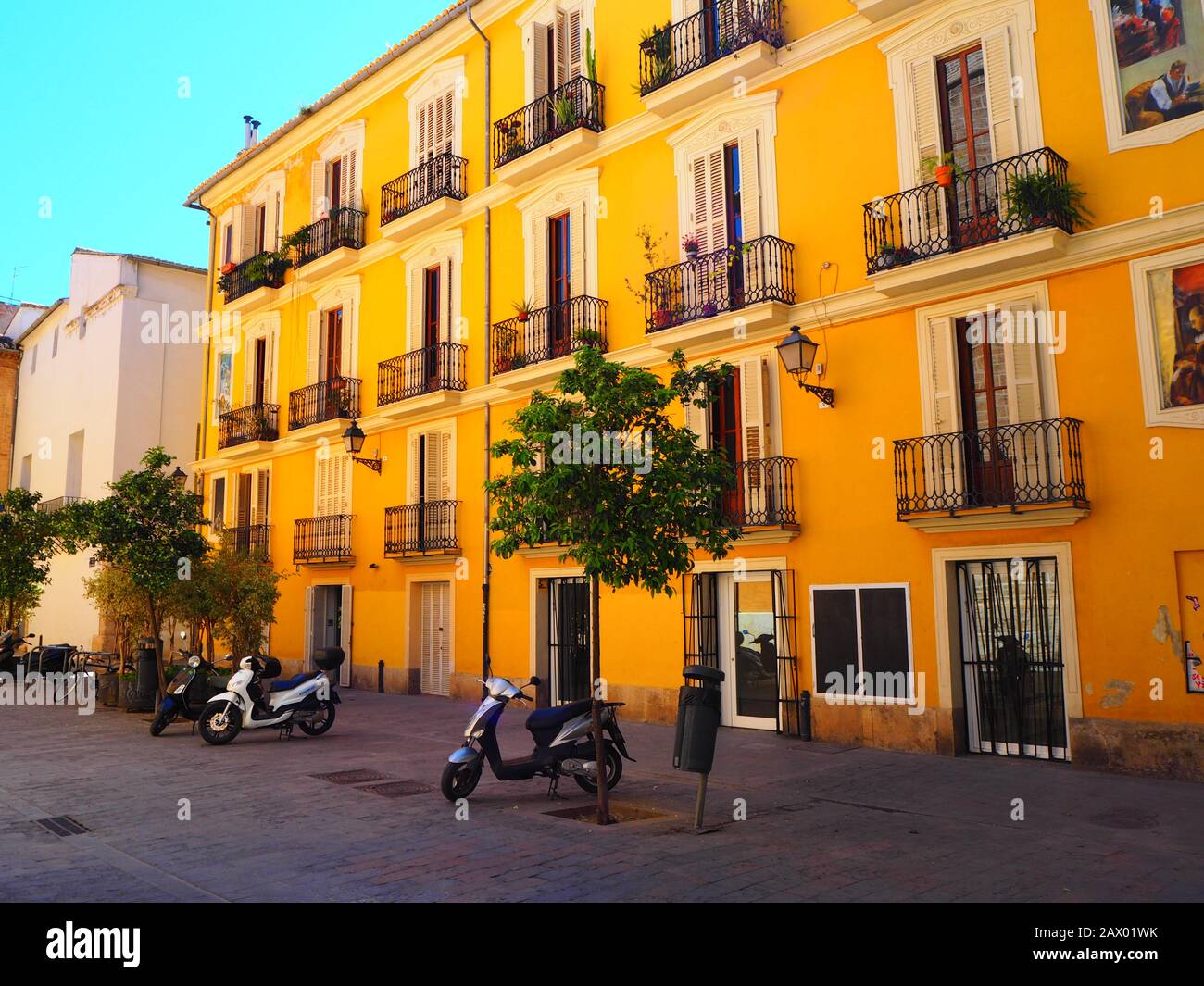 Old Town of Valencia Stock Photo - Alamy