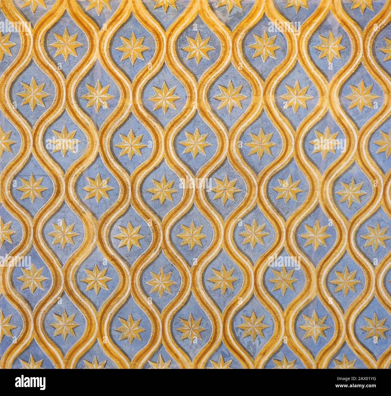 Seamless curved star pattern hi-res stock photography and images - Alamy