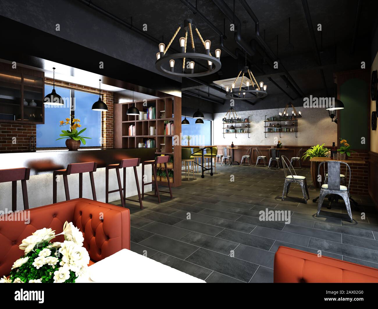 Coffee shop wall art hi-res stock photography and images - Alamy