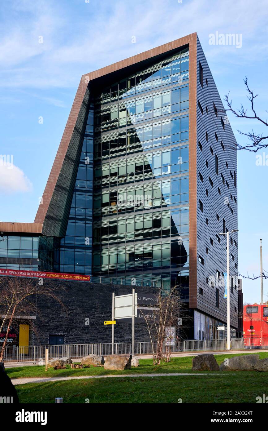 Plymouth University buildings, Devon, South West England, UK Stock ...
