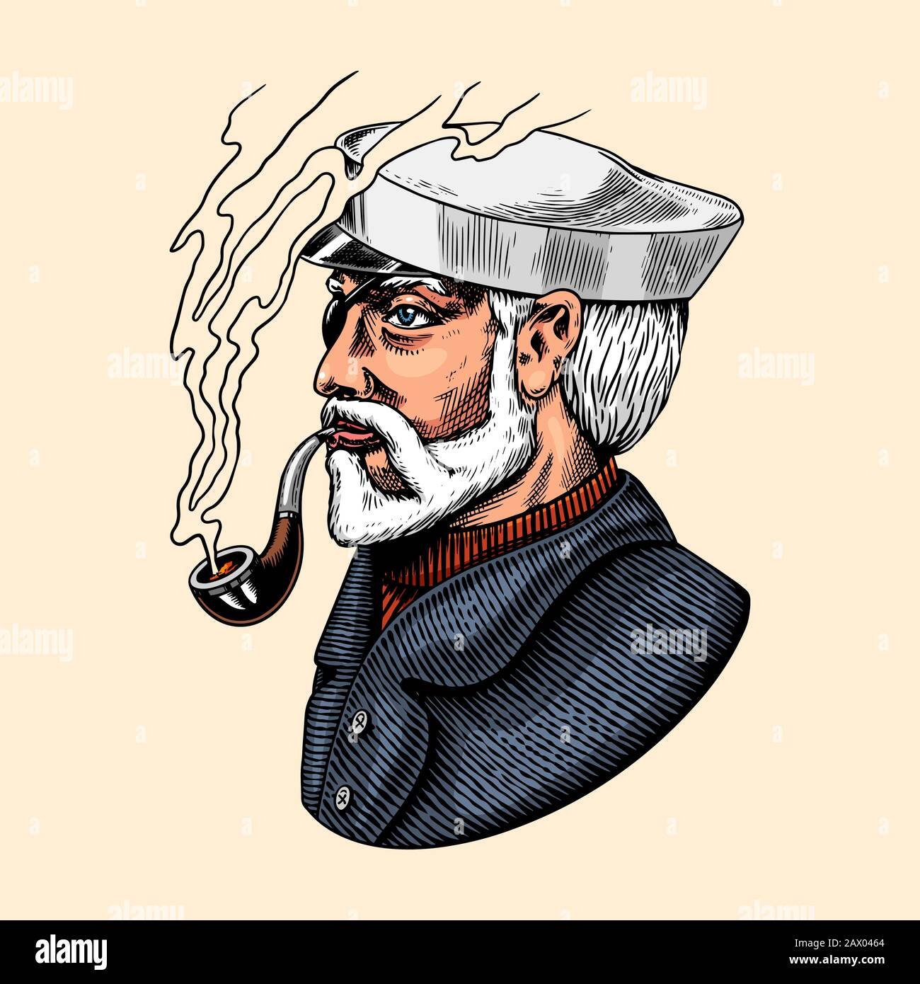 Navy sailor beard hi-res stock photography and images - Alamy