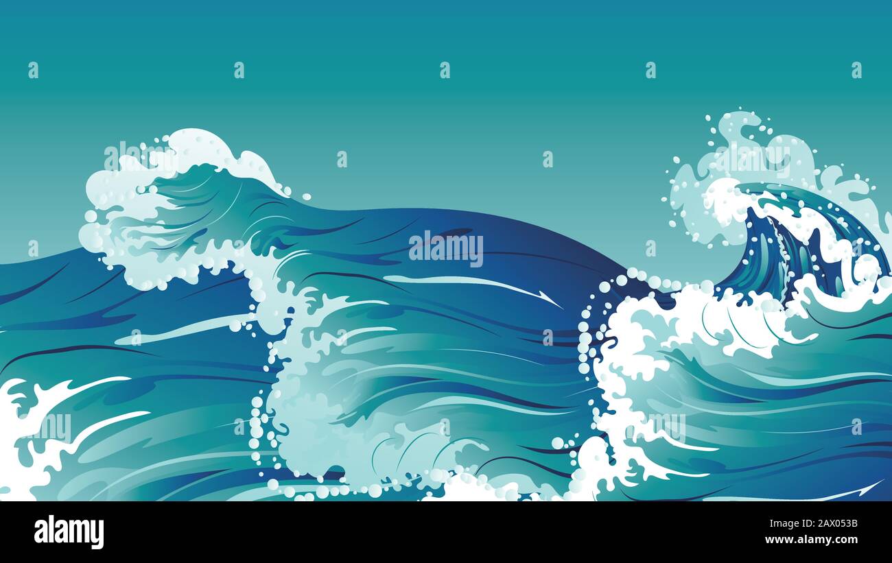 Rushing water background Stock Vector Images - Alamy