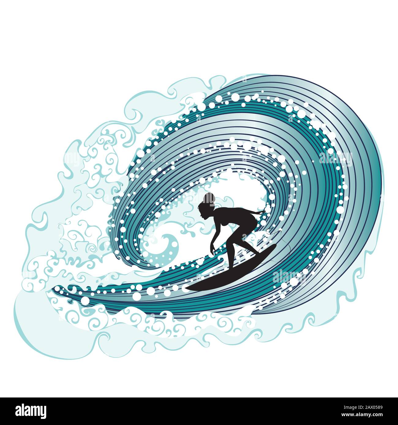 Rushing water background Stock Vector Images - Alamy