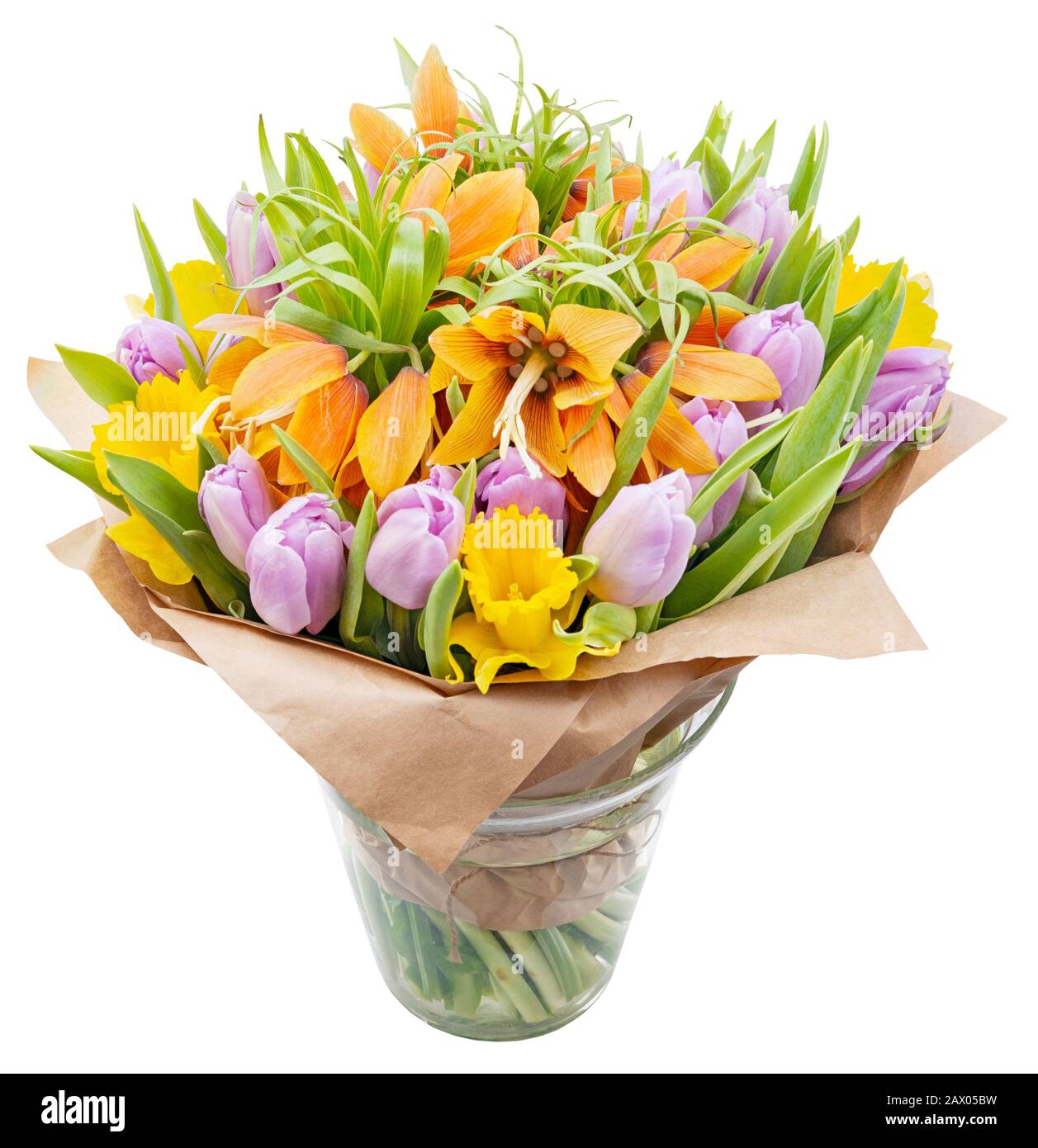 Spring flowers isolated on white hi-res stock photography and images ...