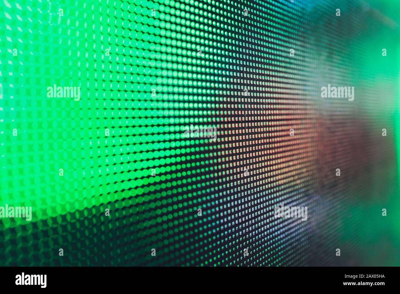 White dotted bright colored LED smd screen - close up background Stock ...