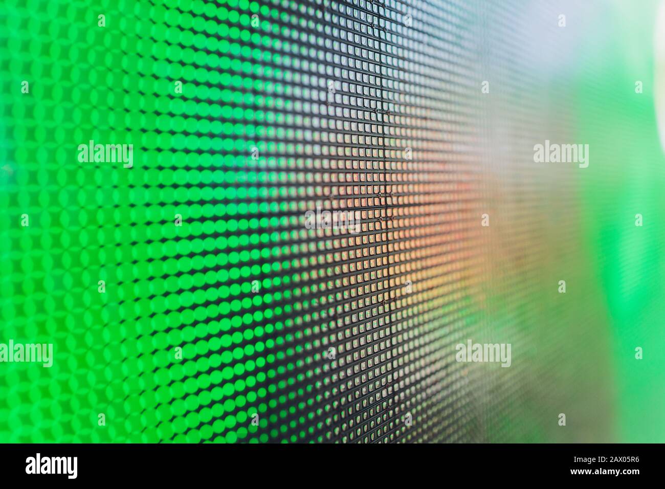 White dotted bright colored LED smd screen - close up background Stock ...