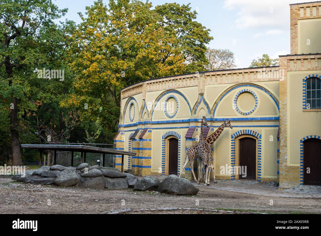 Berlin, Germany- October 7, 2019: Berlin Zoological Garden , spotted ...