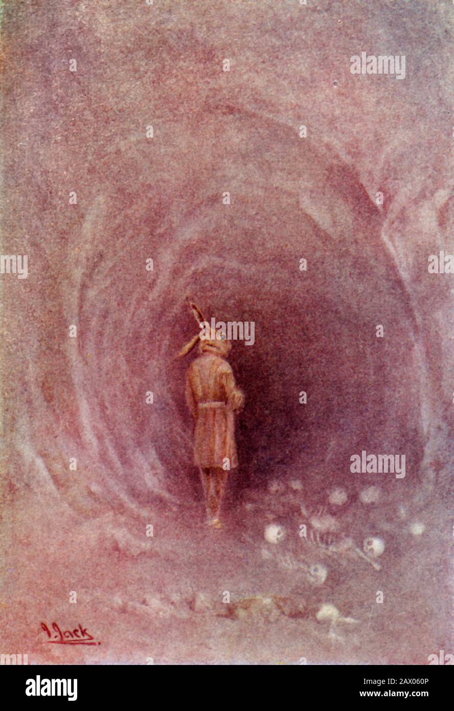 'Once more the Rabbit entered, disguised as a man', 1914. In Dakota ...