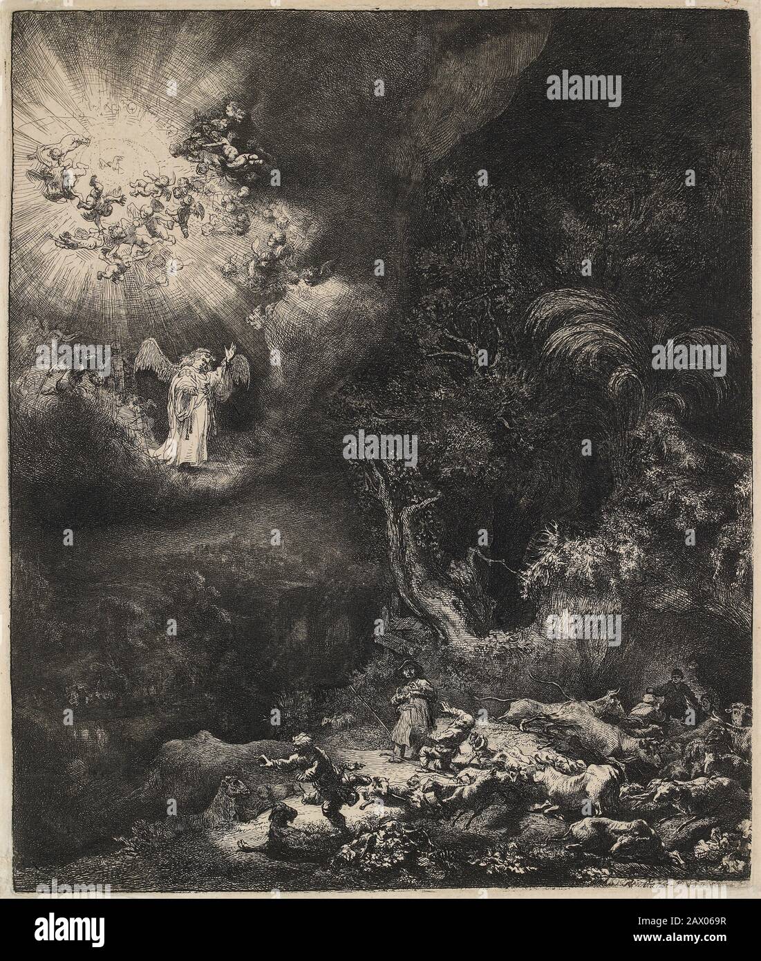 Rembrandt van rijn angel hi-res stock photography and images - Alamy