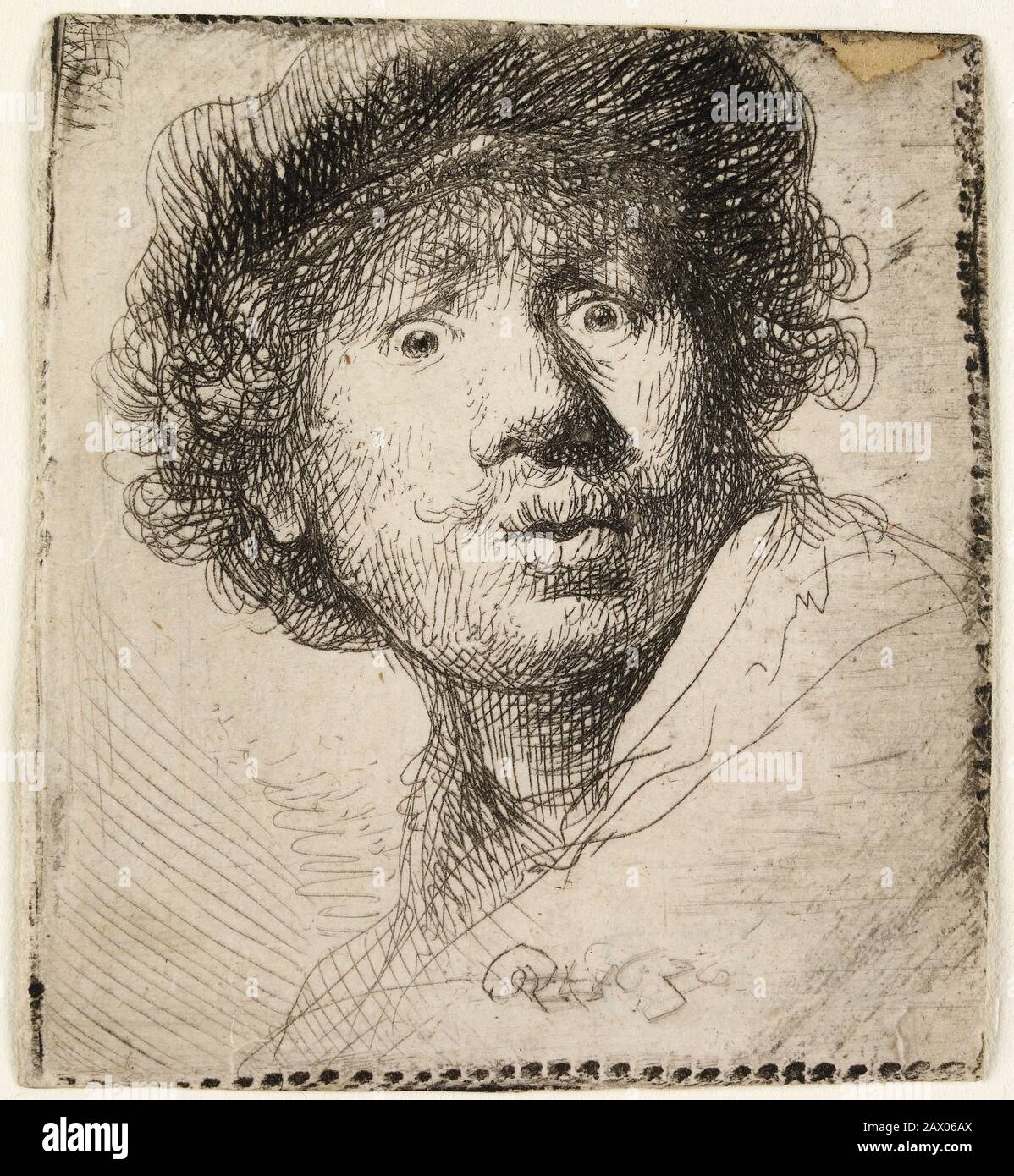 Self portrait rembrandt van rijn dutch artist portrait old master hi ...
