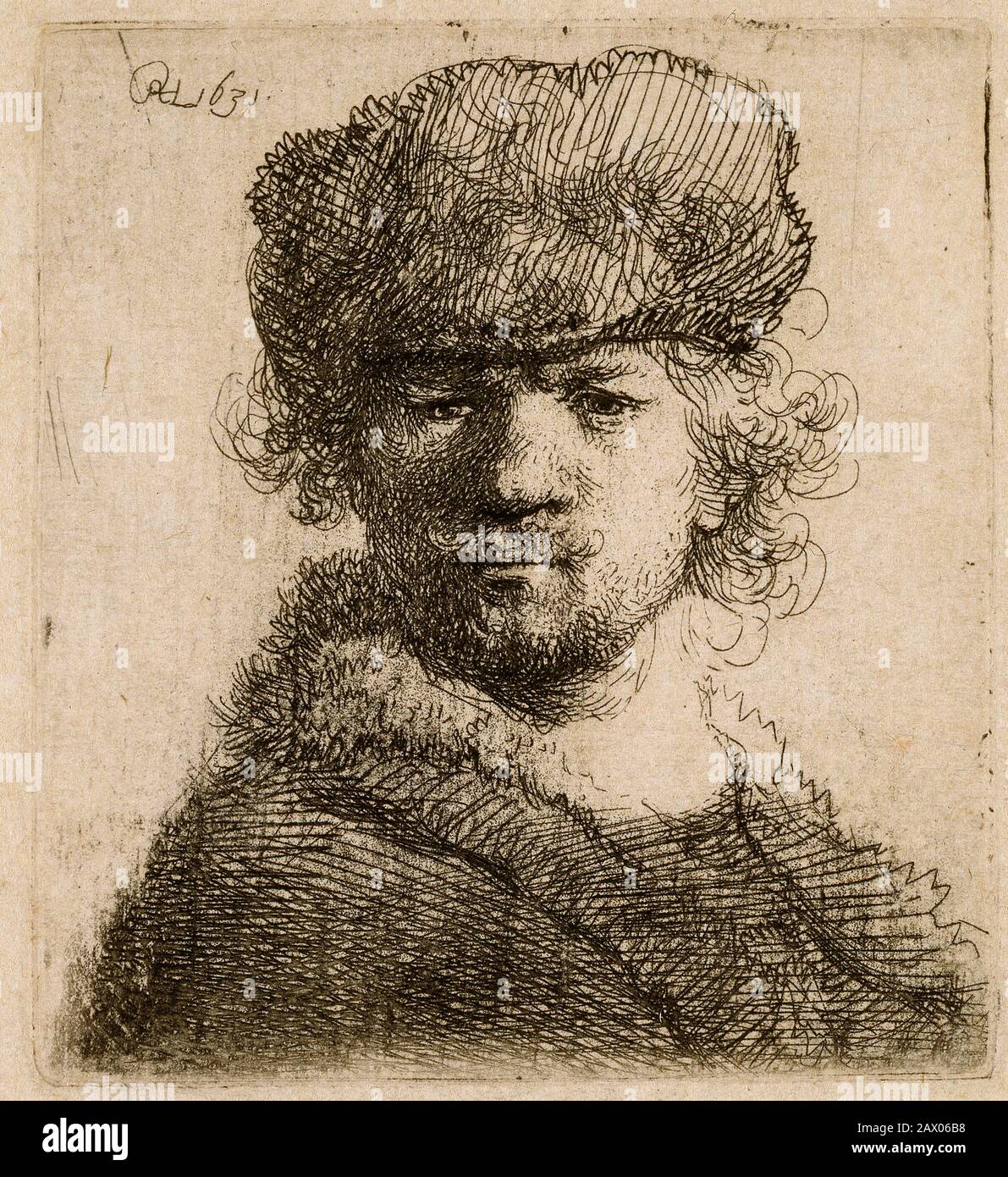 Self portrait rembrandt van rijn dutch artist portrait old master hi ...